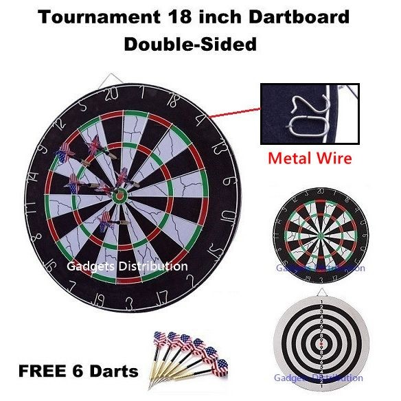 [Free 6 Darts] Wire Digit 18" 18 Inch Professional Tournament Game ...