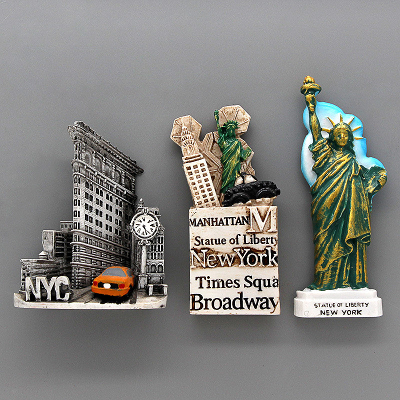Refrigerator Stickers American Travel New York Statue of Liberty ...