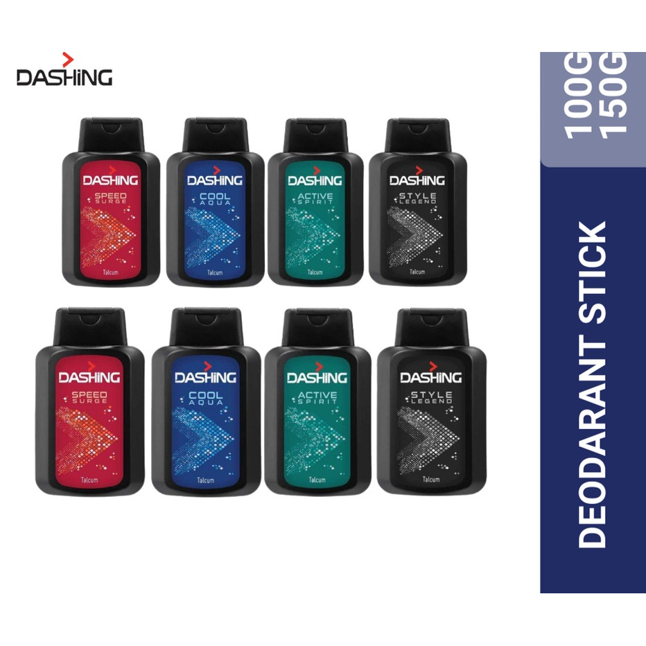 Dashing Men Talcum Powder (100g / 150g) - 4 Variants | We Care | Shopee ...