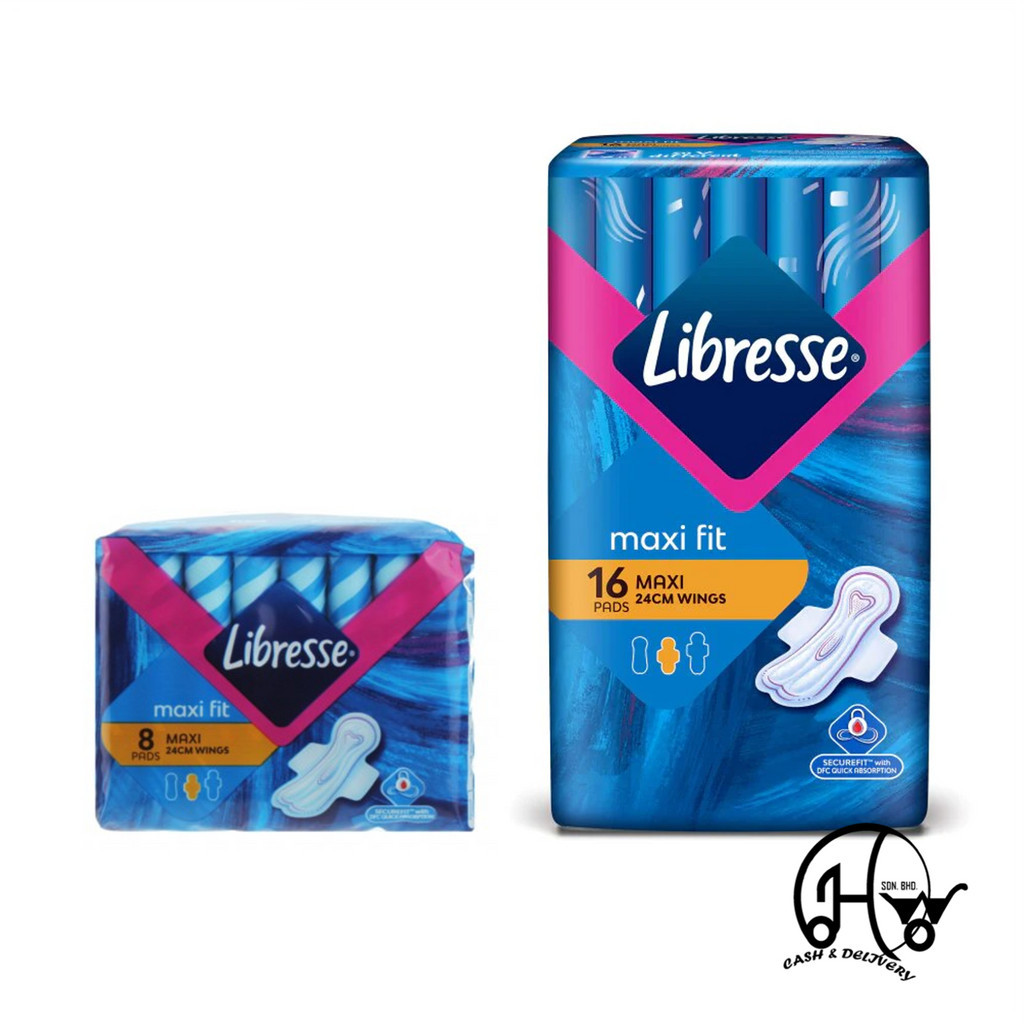 Libresse Maxi Wing 24cm (8 Pads,16 Pads) | Shopee Malaysia