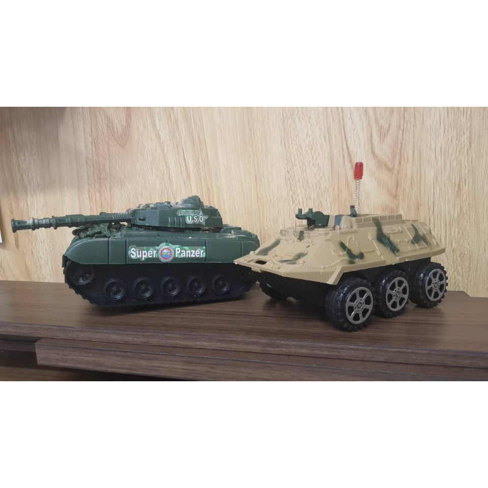 KIDS PRETEND PLAY TANK TRUCK / ARMY TANK TRUCK VEHICLES TOY / MILITARY ...