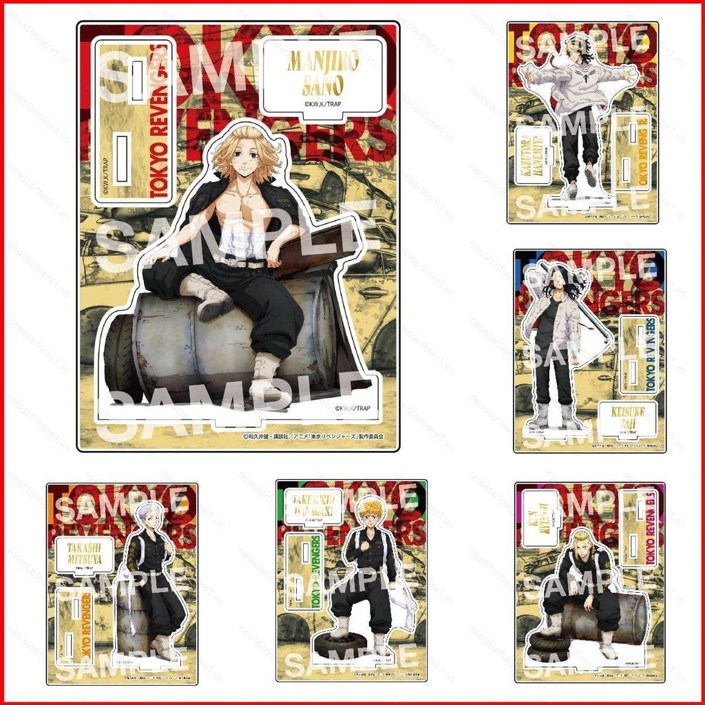 Ere1 Tokyo Revengers Anime Figure Model Toy Acrylic Stands Plate Holder ...