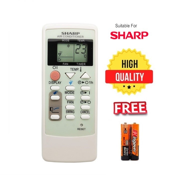 Sharp Air Cond Remote Control for sharp aircond replacement A751JBEZ ...