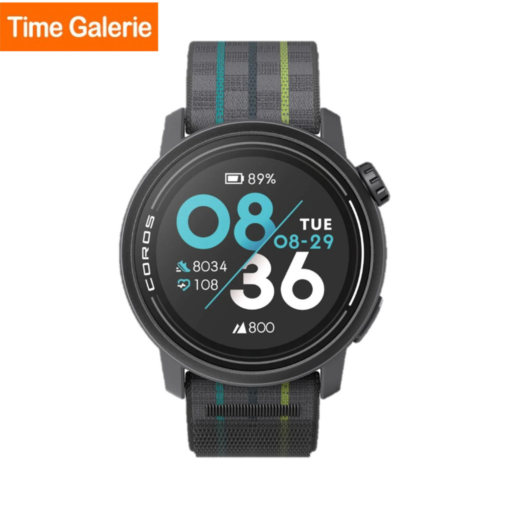 Coros Pace 3 Multi-Sport with Black Nylon Strap Sport Men Smartwatch ...