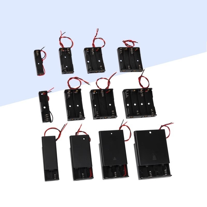 AA / AAA Battery Holder -1 / 2 / 3 / 4 Slots Battery AA / AAAHolder ...