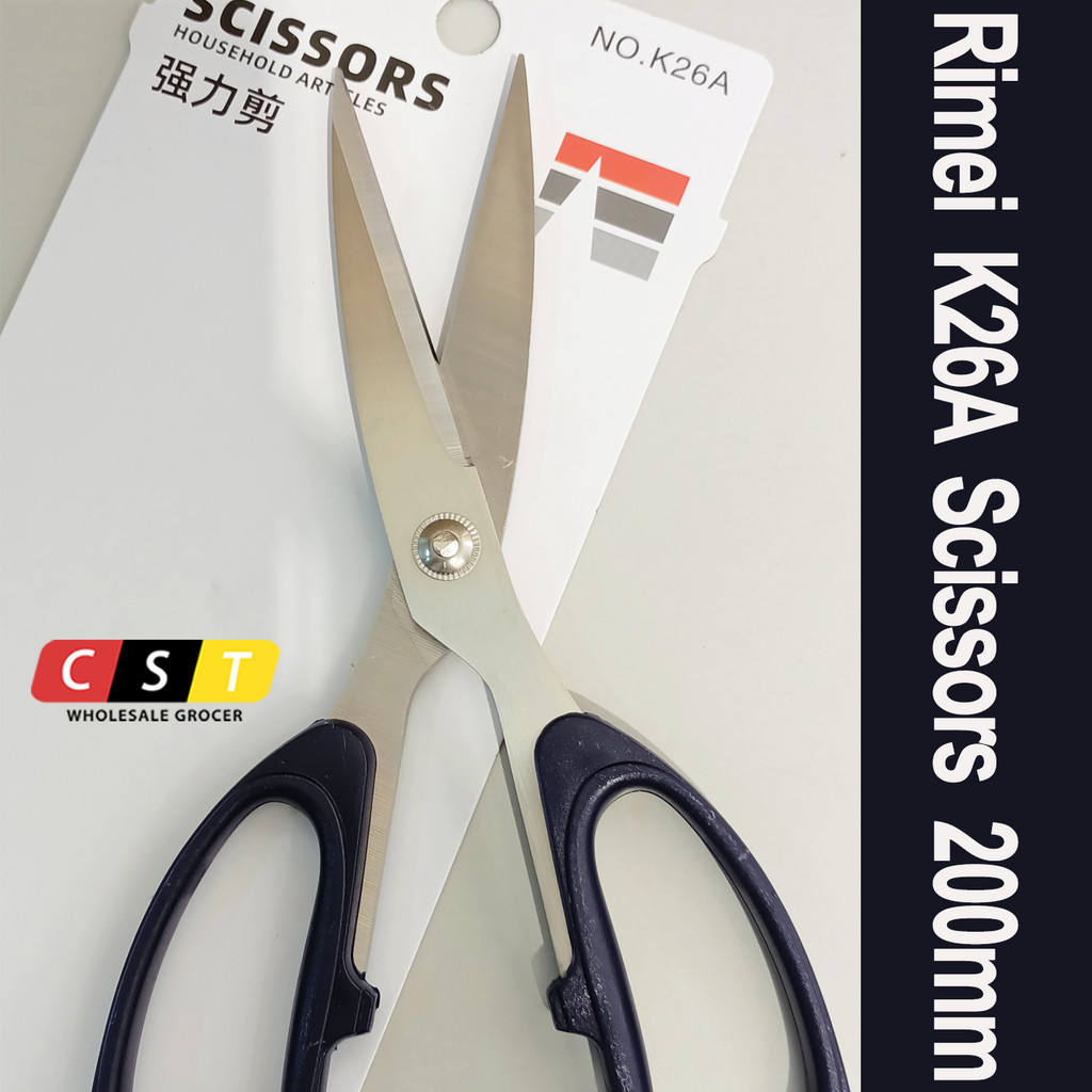 Rimei K26A Scissors / Gunting 200mm [For Office / School / Arts ...