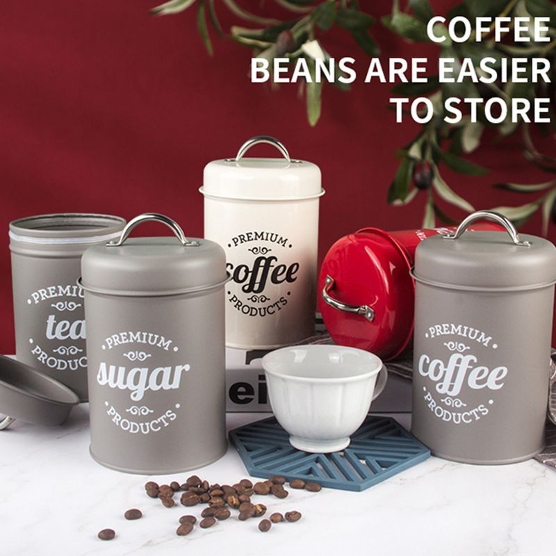 Nordic Style Coffee Powder Sealed Cans Household Coffee Beans ...