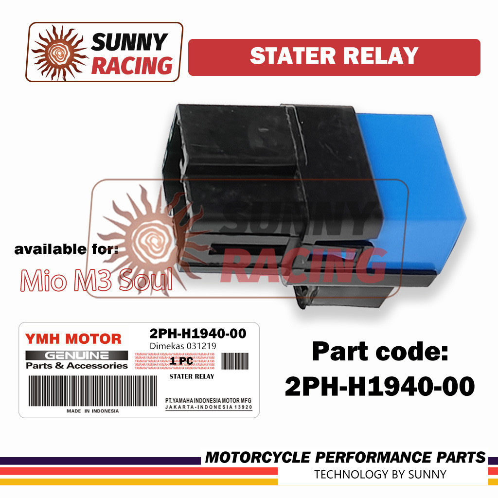 Starter Relay Assy Spare Parts for Mio Z M3 Soul GT 125 / Fino(2PH ...