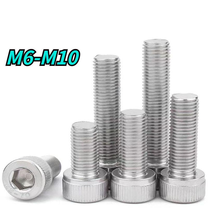 [HNK] 304 Stainless Steel Fine Thread Hexagon Socket Screw Young Thread Screw Cylindrical Head ...