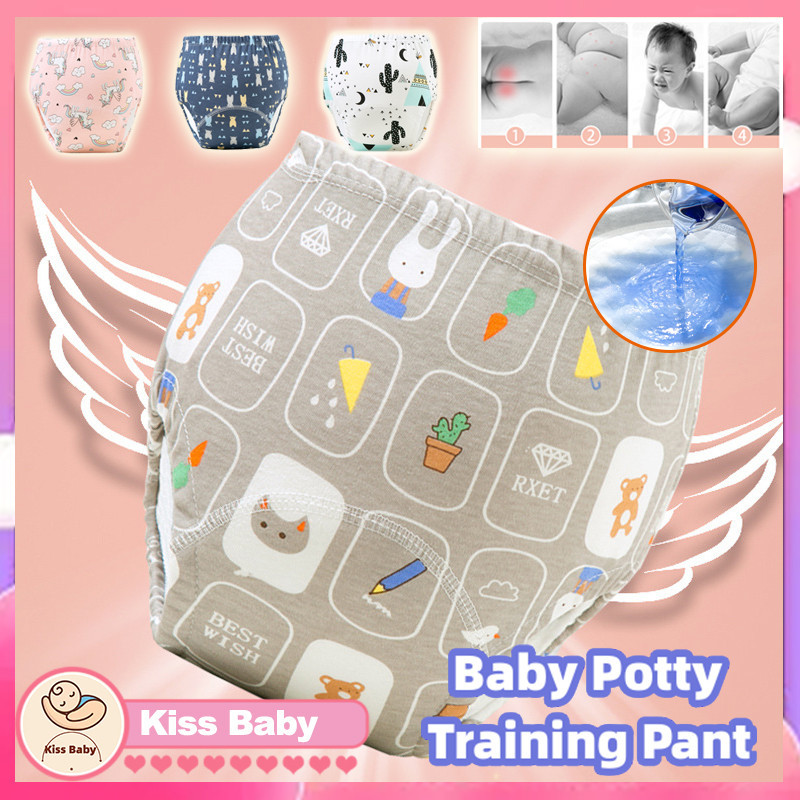 Kids Potty Training Pants Baby Underwear Toilet Cloth Diaper Pant ...