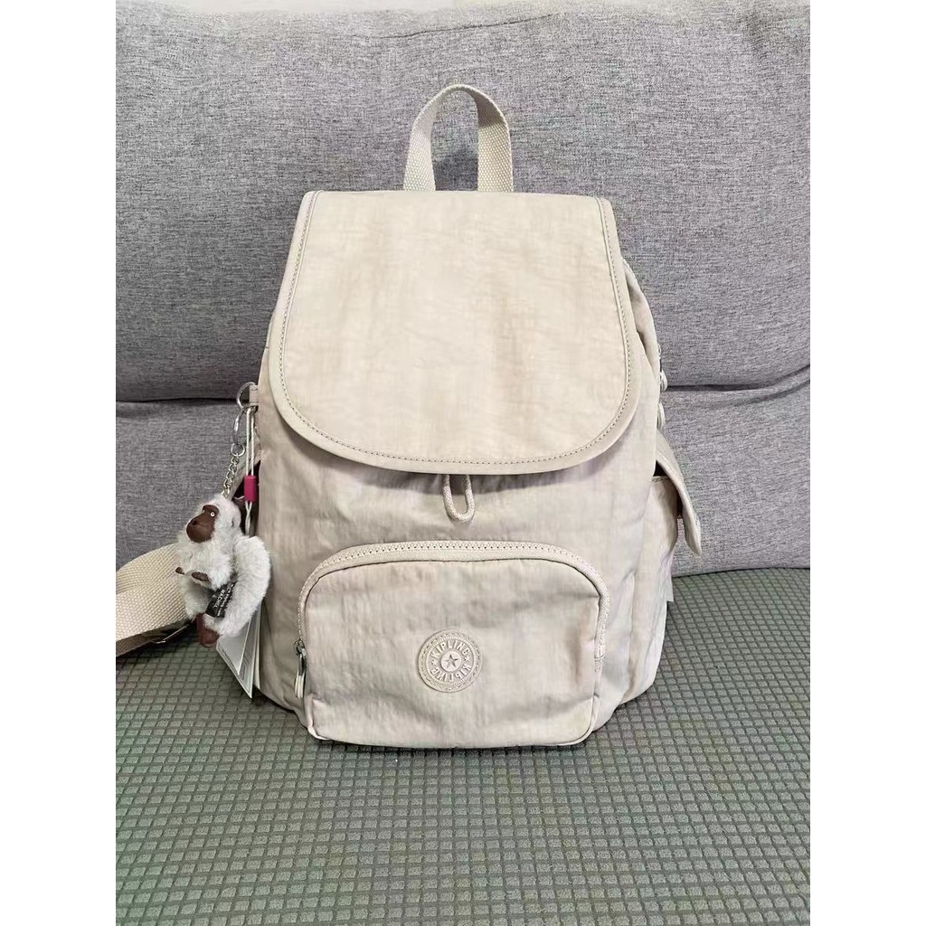Kipling Limited Edition Beige Series Backpack/Waterproof Nylon Travel ...