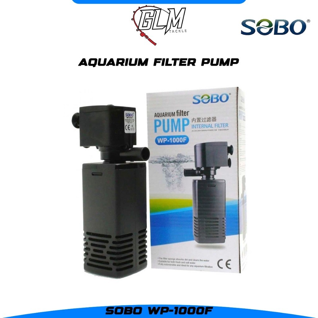 Sobo Aquarium Internal Filter Pump 1000F Submersible Water Aquaponic ...