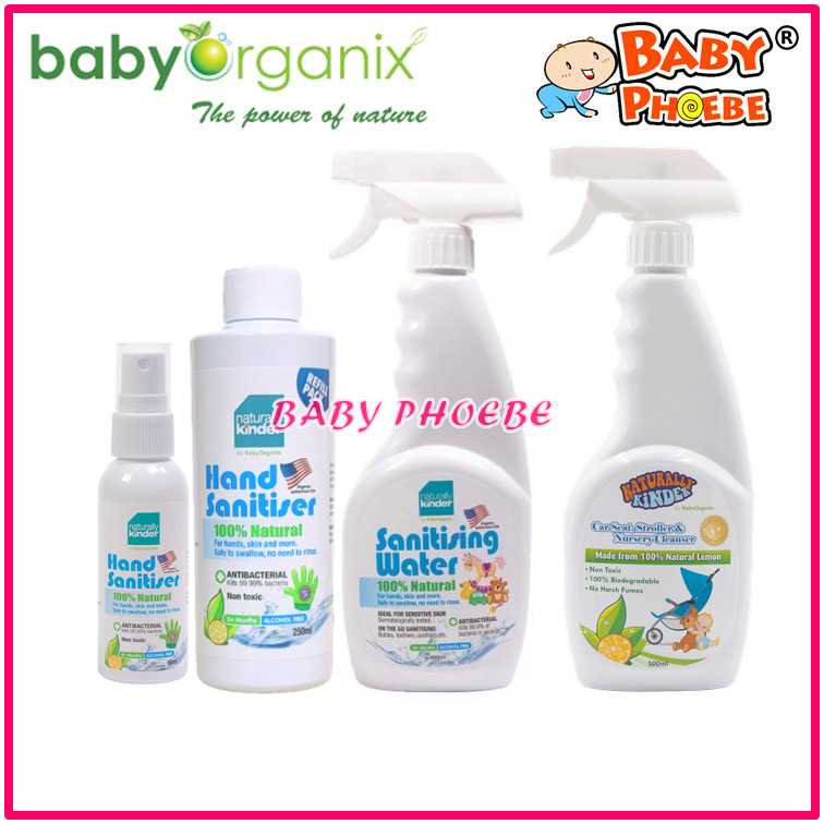 [Naturally Kinder By Baby Organix] Sanitising Water Hand Sanitiser 60ml ...