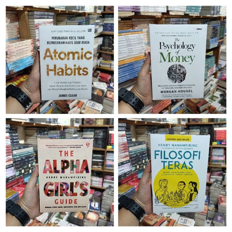Atomic Habits 4book Pack - Terrace Philosophy - The Psychology Of Money ...