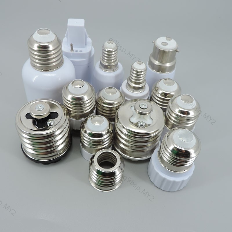 AC base power Socket E27 E40 E14 to E27 GU10 G9 E12 B22 MR16 Holder Converter Adapter lampholder ...