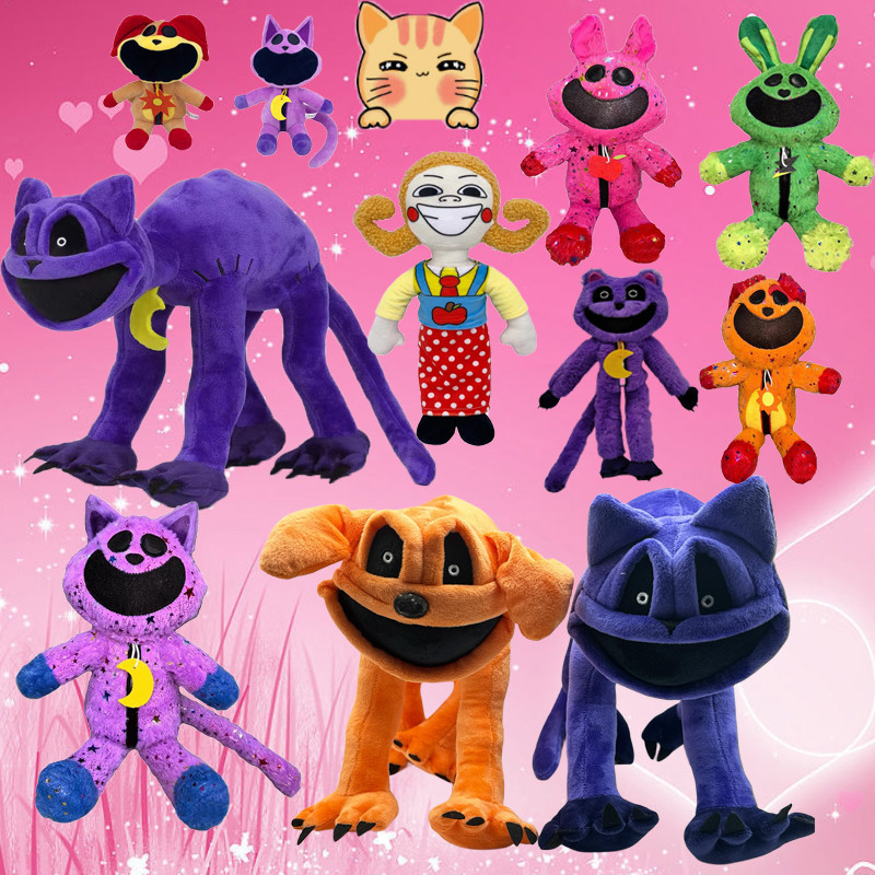 BCT New Smiling Critters Plush Toy Catnap Plush Poppy Playtime 3 Plush Toys Smiling Critters Cat ...
