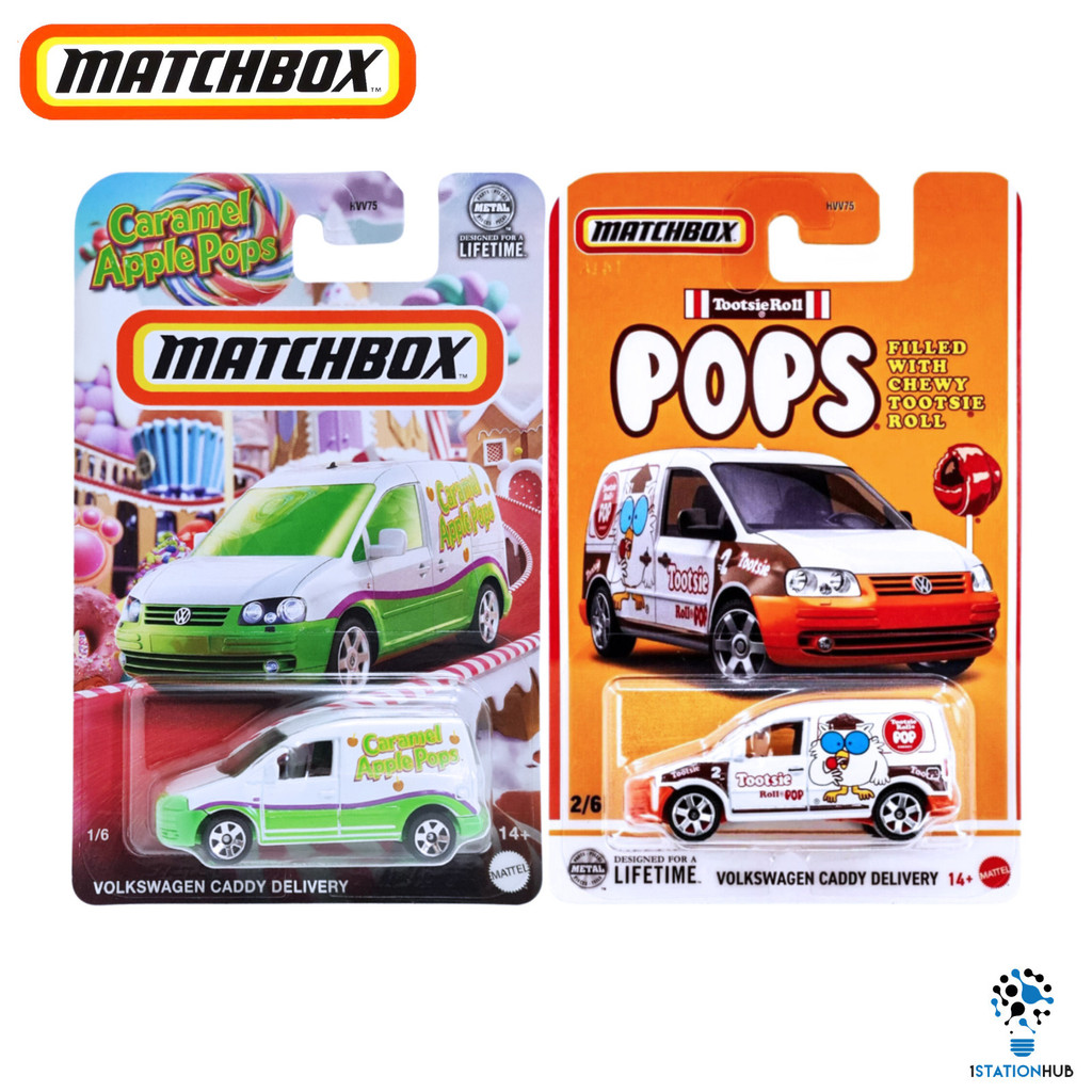 Matchbox Volkswagen Caddy Delivery Car | Mattel Cars Collector Kids ...