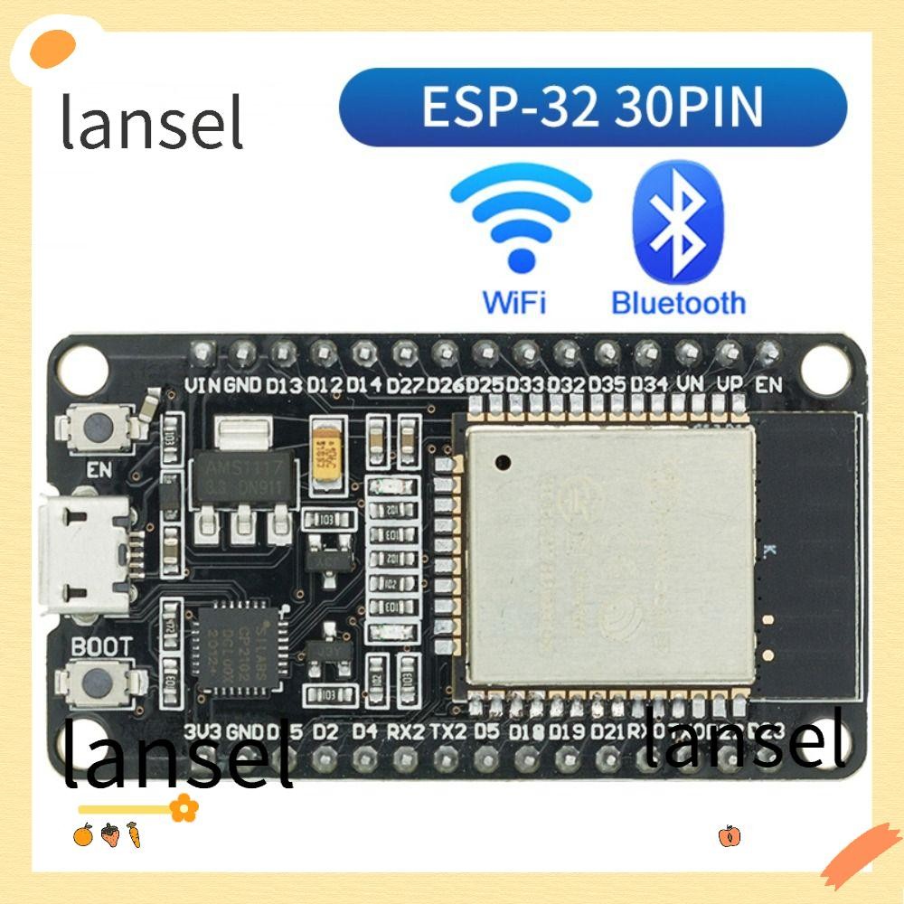LA Microcontroller Processor Integrated, 2.4GHz Dual-Mode WiFi + Bluetooth ESP32 ESP-32S ...