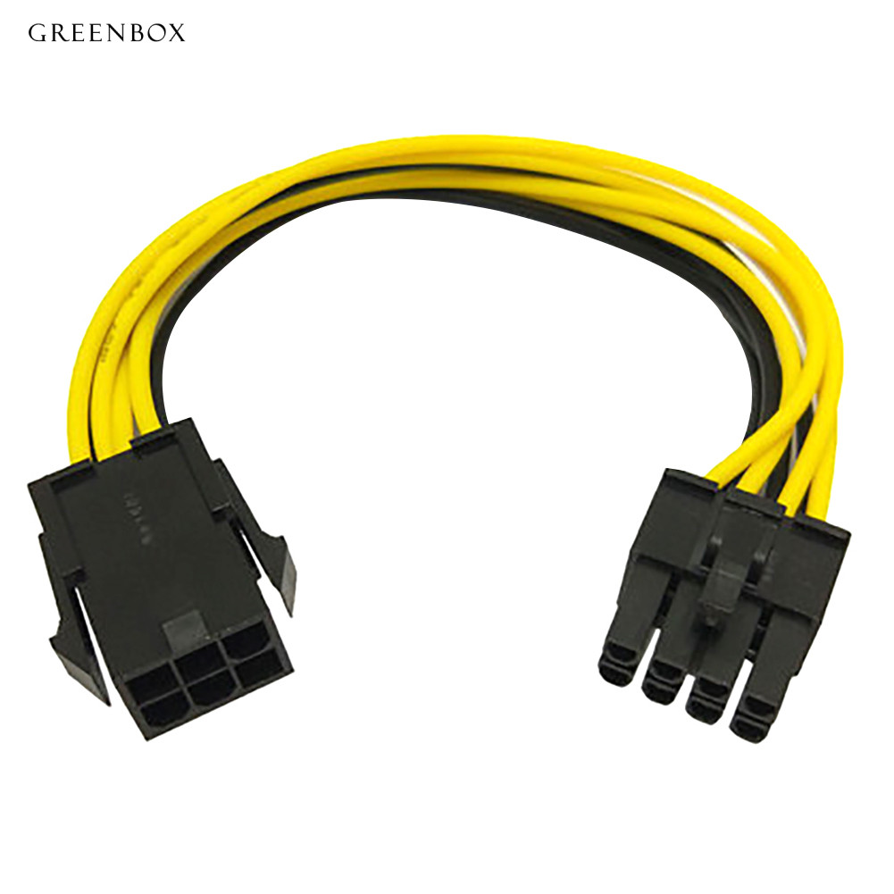 GRE- 6-Pin to 8-Pin PCI-E Power Converter Extension Cable for Video ...