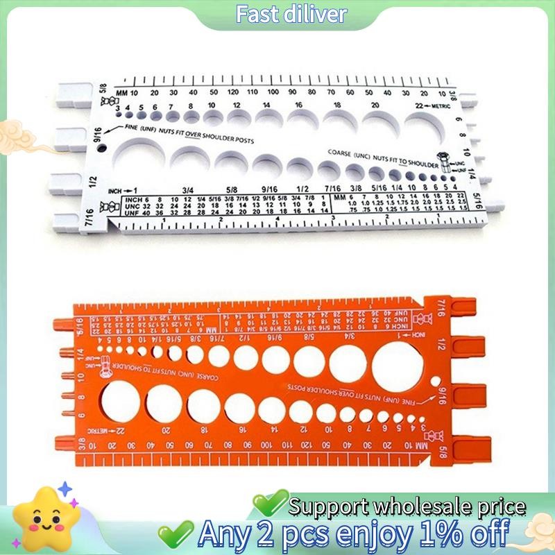 GT-Bolt Nut Thread Inch&Metric Thread Tester Bolt Gauges Metric Size ...