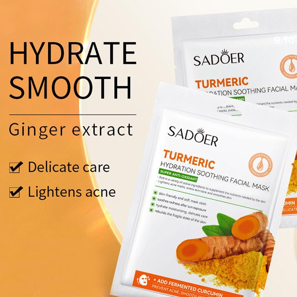 Turmeric Mask Beauty Skin Skincare Mask Female Skin Mask Moisturizing ...