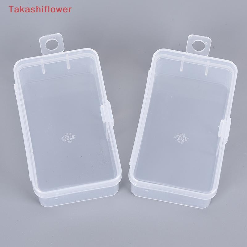 (Takashiflower) 1pc Small Chip Box Storage Transparent Plastic PP ...