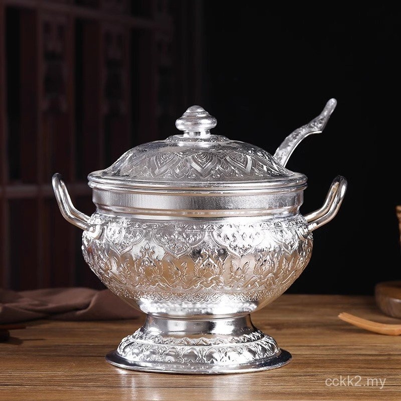 T Thai Soup Pot Crafts Tall Tin Pot Thai Tableware Soup Dishes Dessert ...
