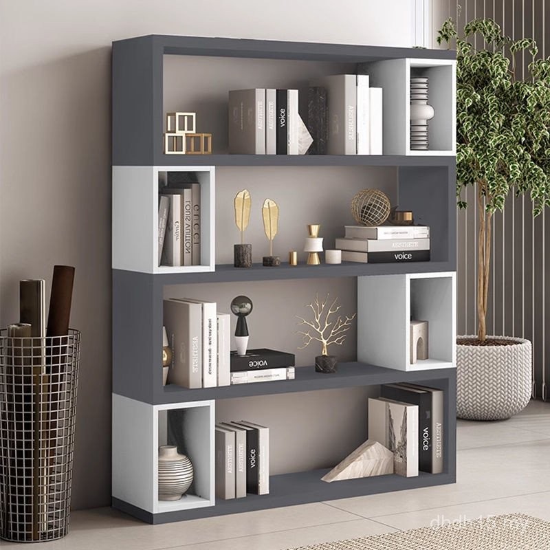 Multi-layer Shelf Creative Living Room Home Office Bookcase Floor-to ...