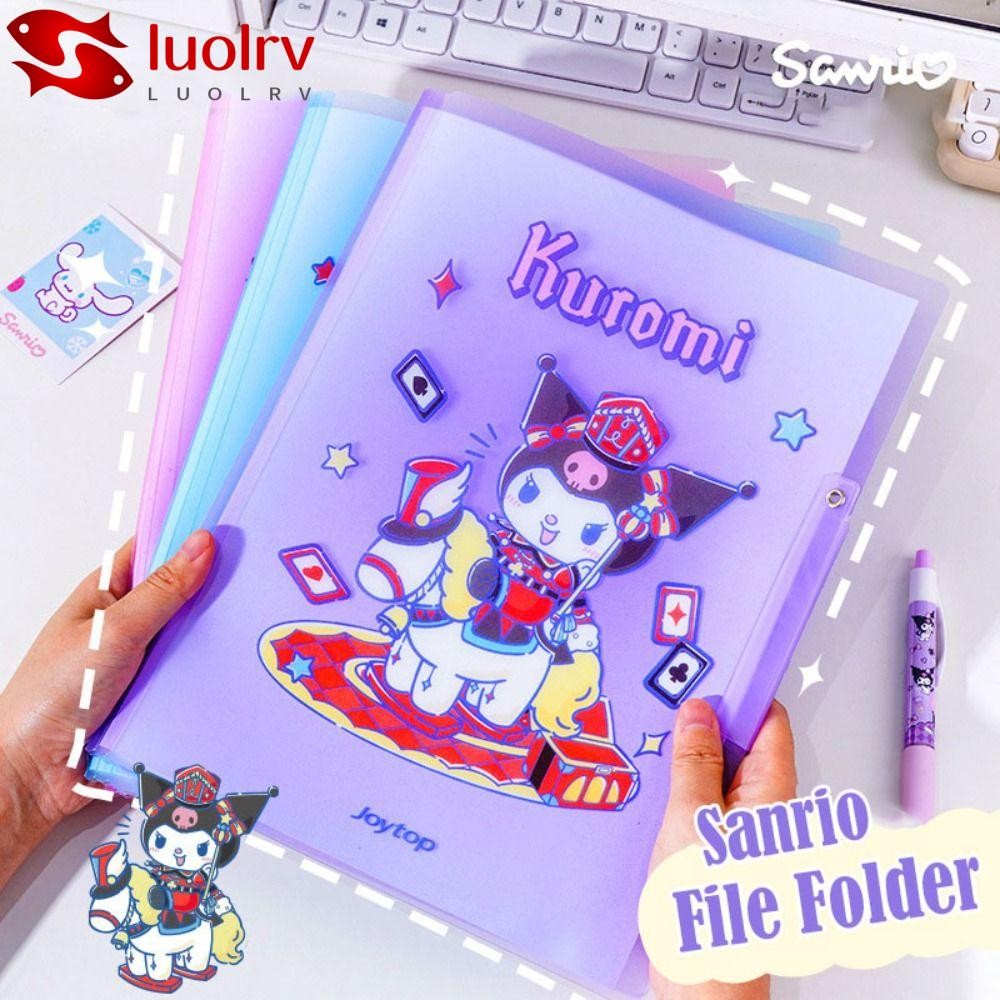 LUOLRV Sanrio File Folder, Swinging Rod Kuromi Cinnamoroll Test Paper ...