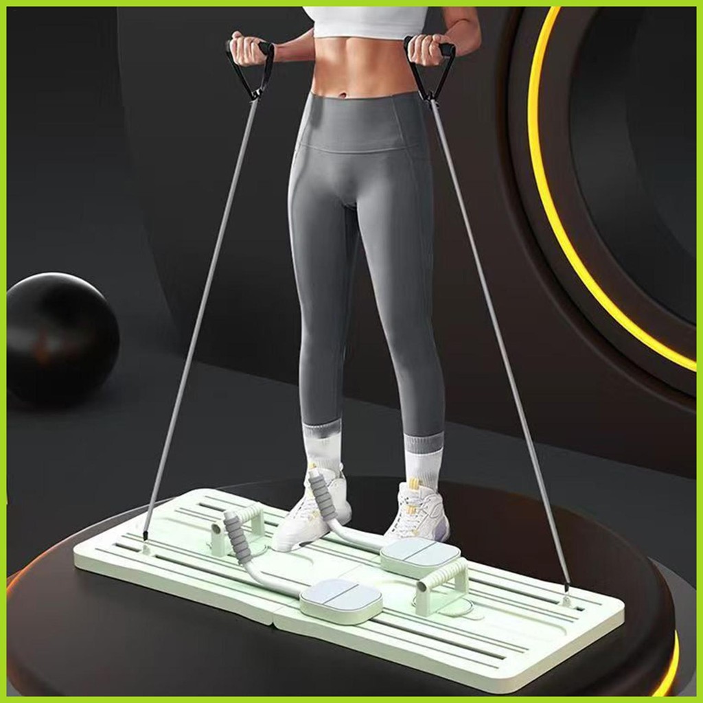 Foldable Pilates Board Multifunctional Abdominal Sliding Reformer ...