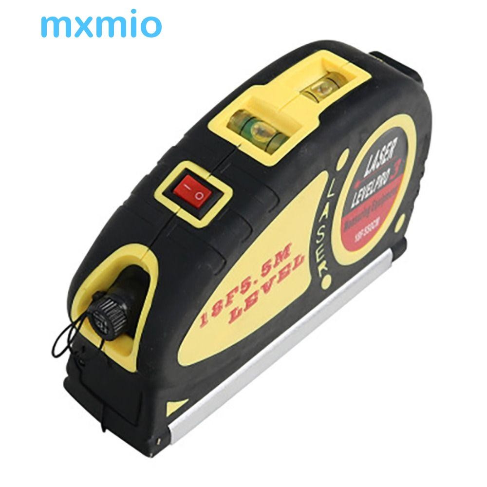 MXMIO Laser Tape Measure, Infrared Horizon Laser Level, Multipurpose Vertical Cross Marking 5.5M ...