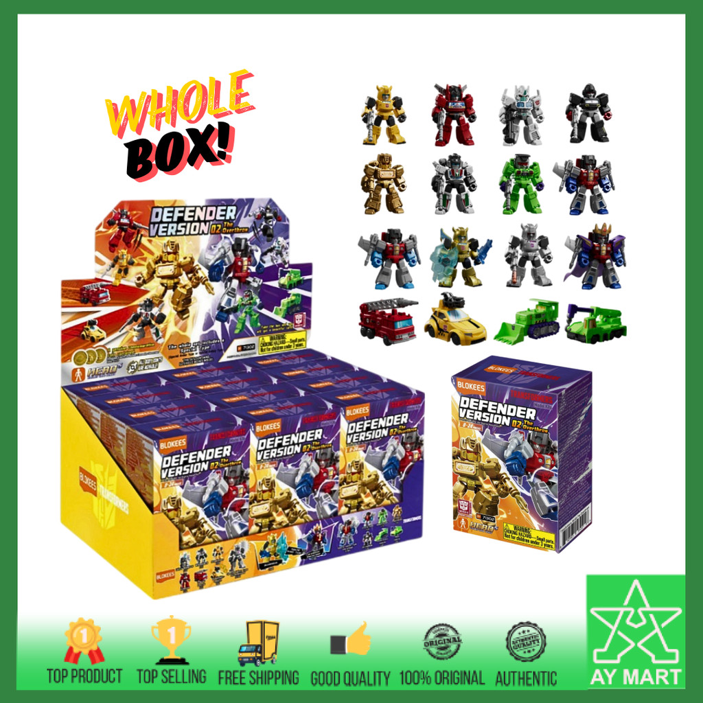Blokees Transformers Blind Box Defender Version 02 The Overthrow 1 Box ...