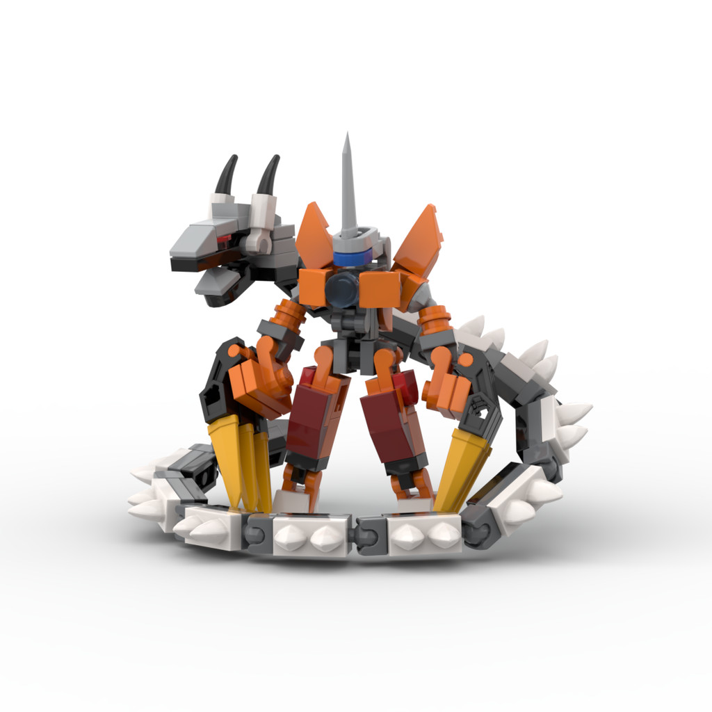 [3525 People Collection] Compatible with Lego MOC Small Mecha Outer ...