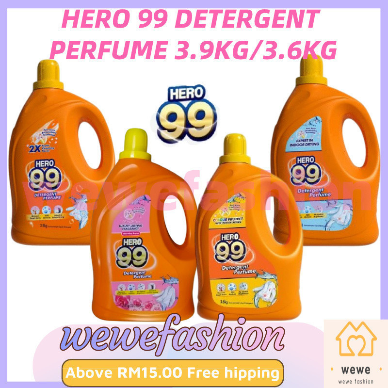 (NEW &LIVE) HERO99 Detergent Perfume 3.9KG/3.6KG | Shopee Malaysia