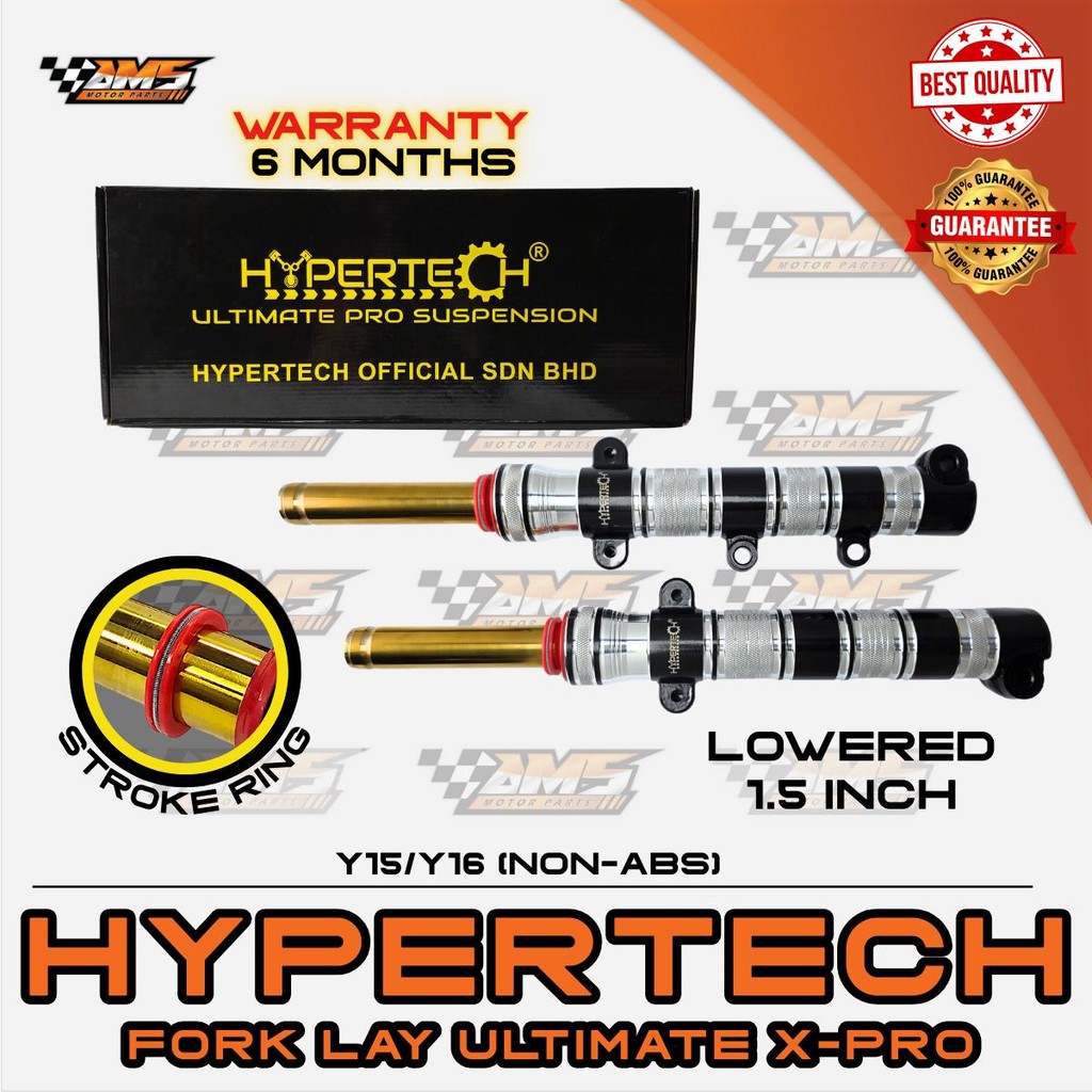 Y15ZR/Y16ZR (NON-ABS) HYPERTECH FORK LAY ULTIMATE X-PRO LOWERED 1.5INCH ...