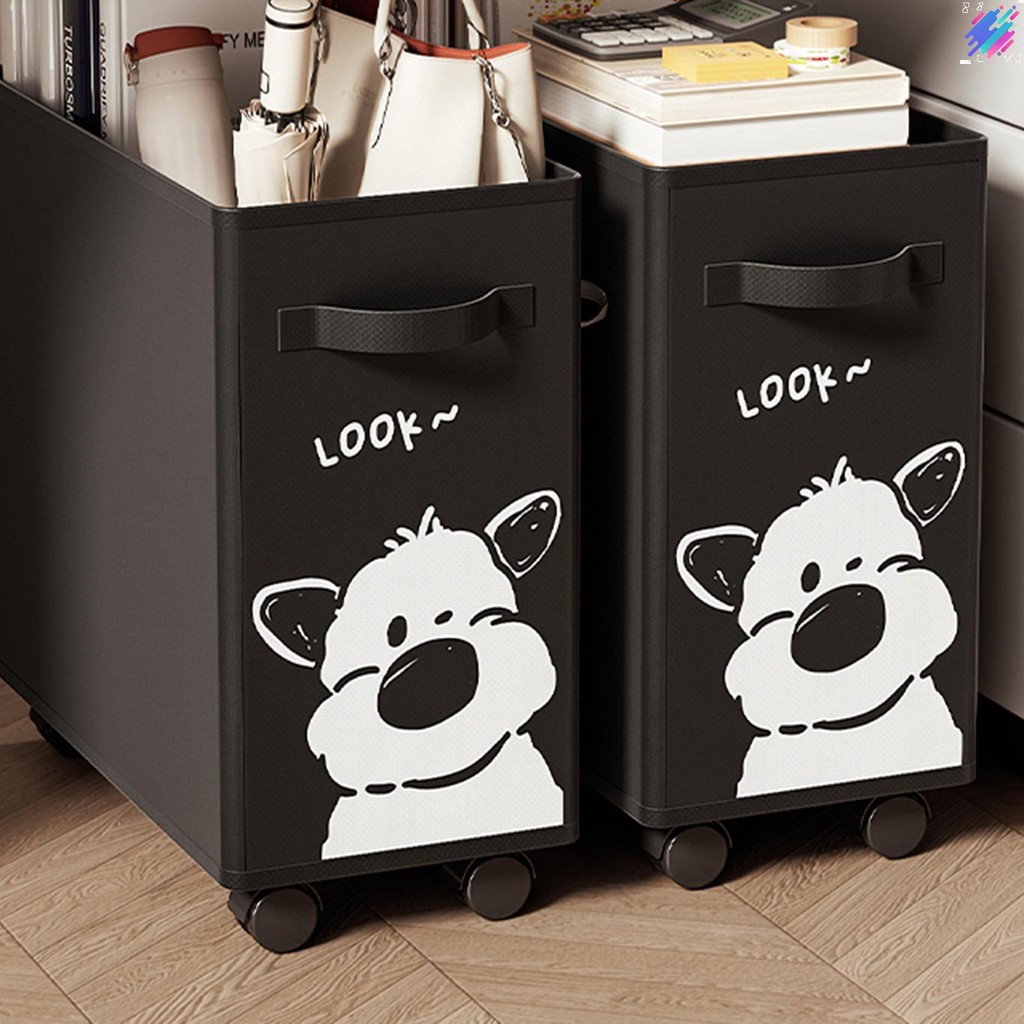 Office Under Desk Utility Cart with Robust Construction Foldable ...