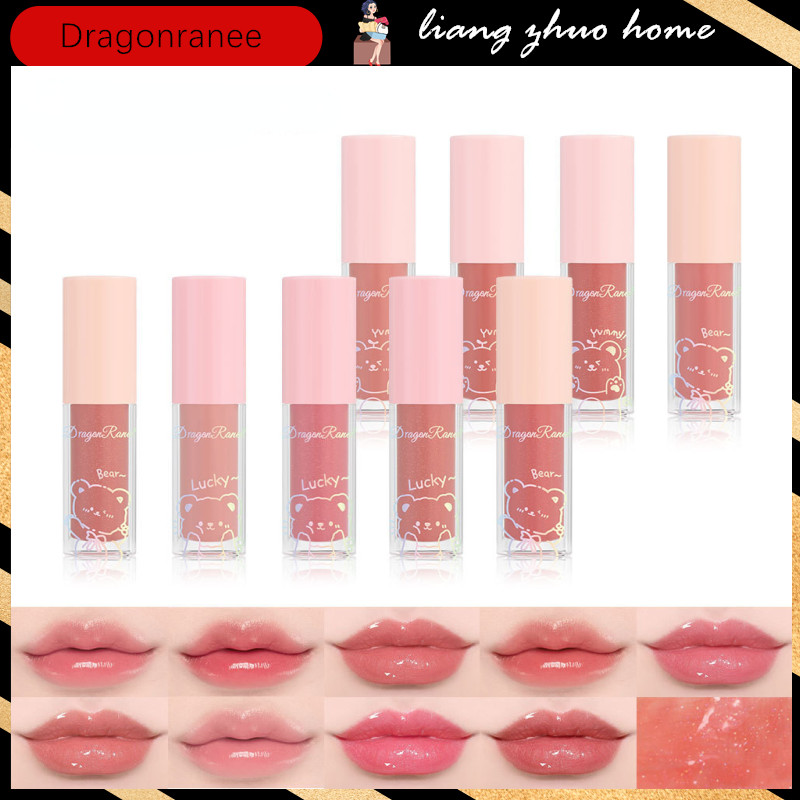 Dragon Ranee Water Light Glass Lip Glaze Moisturizing Mirror Liquid ...