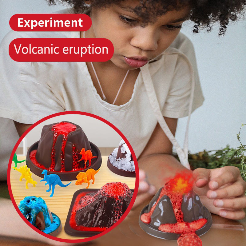 Volcano Eruption Volcano for Kids Science Experiments Set Education Toy ...