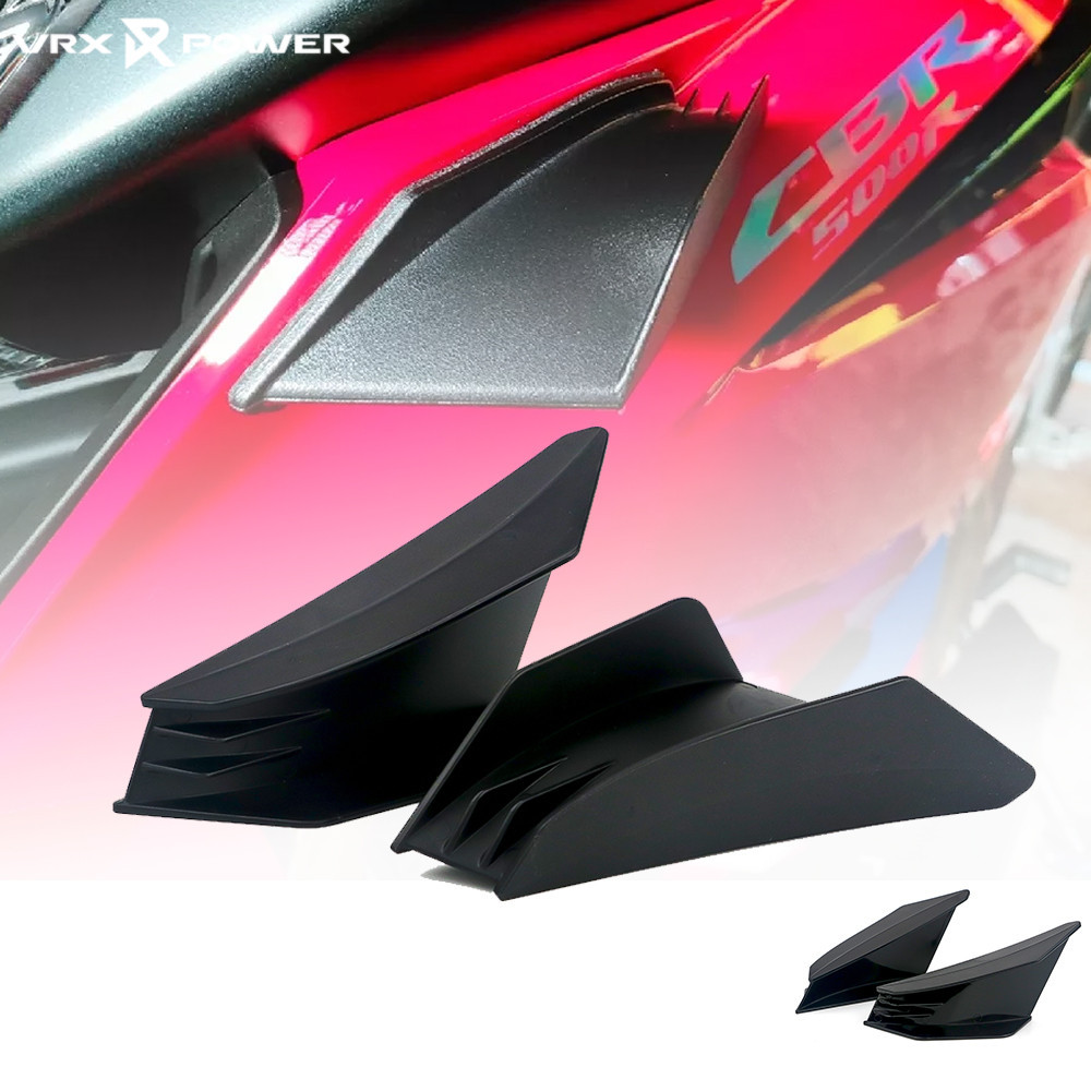Aerodynamic Wing Motorcycle ABS Front Fairing Airflow Fixed Winglets ...