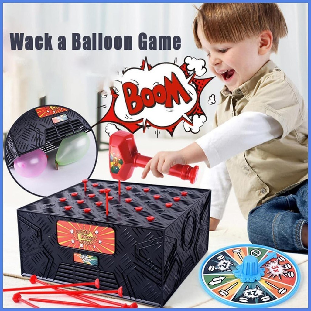 Funny Blasting Balloon Box Prank Toy Fine Motor Skills Toys Balloon ...