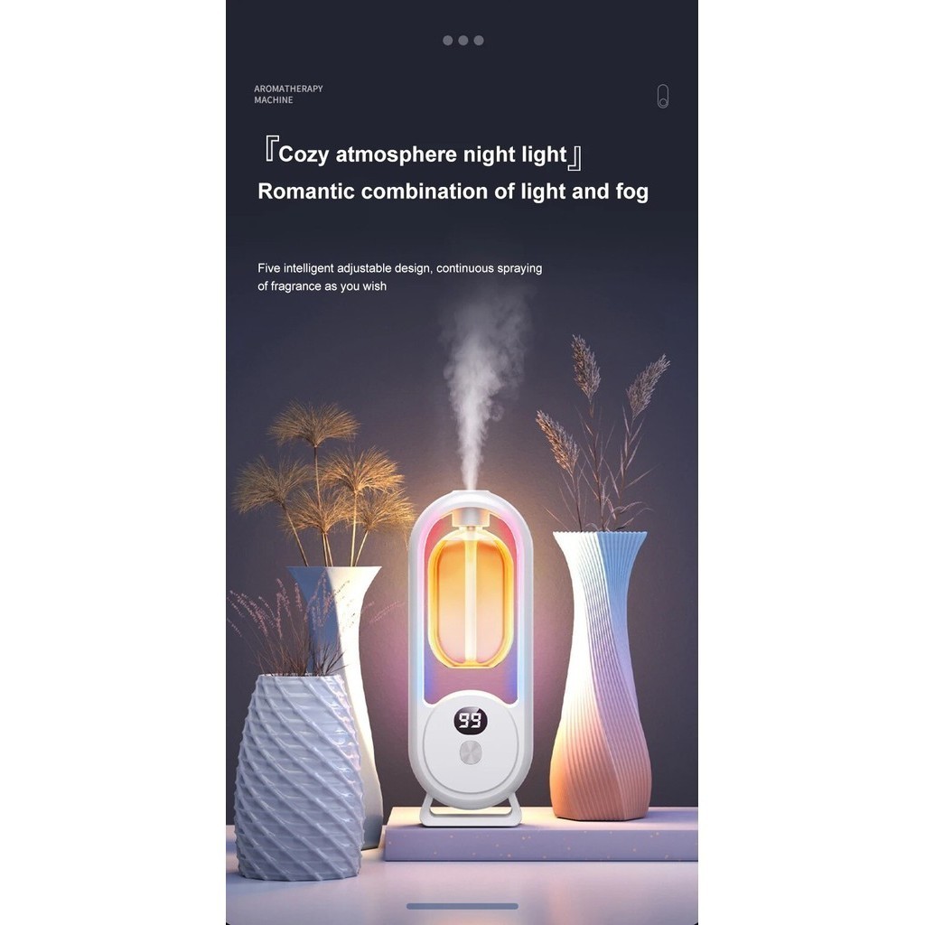 Wall-mounted Automatic Aromatherapy Machine Automatic Spray Diffuser ...