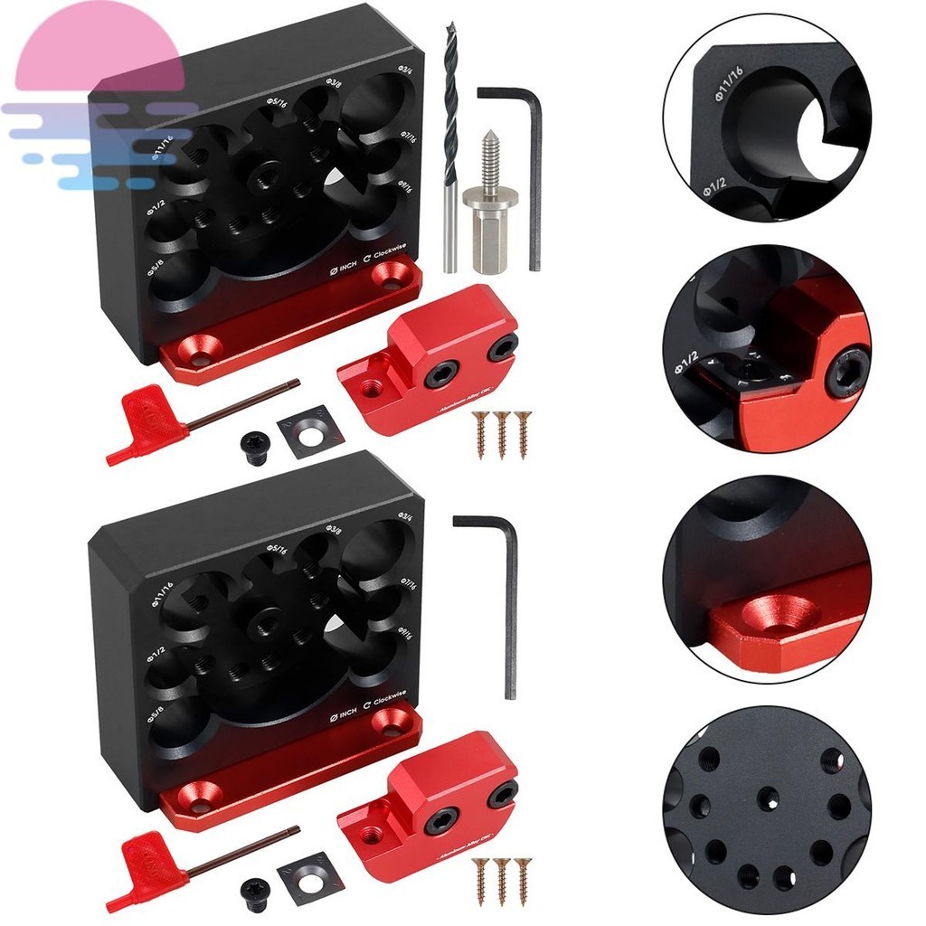 Dowel Maker Jig Kit 5/16-3/4inch Dowel Maker Cutter 8 Holes Dowel Round ...