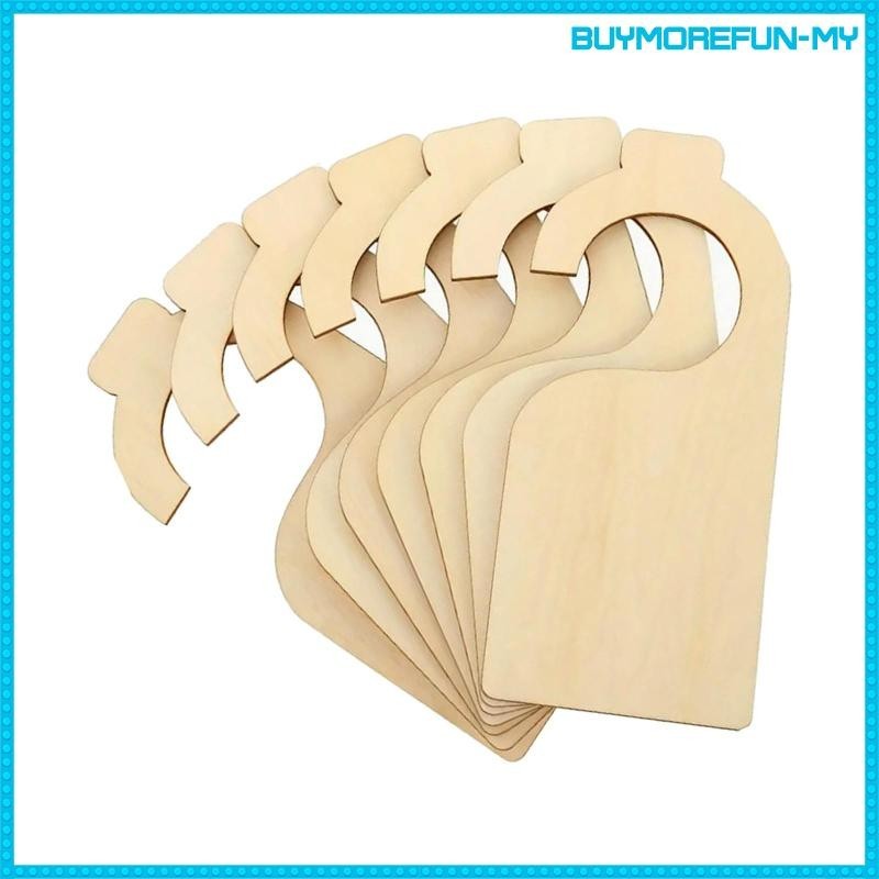 [BuymorefunMY] Set of 7 Wooden Clothing Rack Size Dividers Beautiful ...