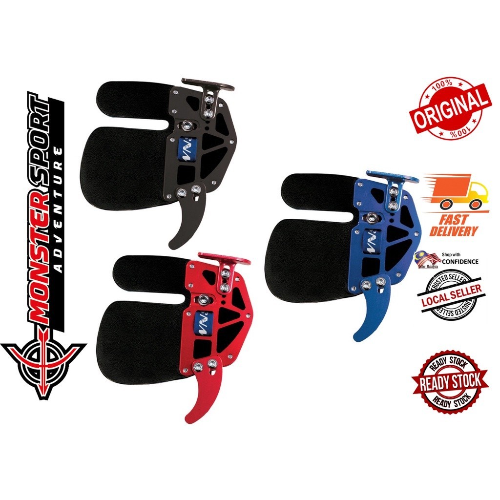 WNS Winners Archery Olympic Recurve Tab 200 with Anchor Pad Cordovan ...