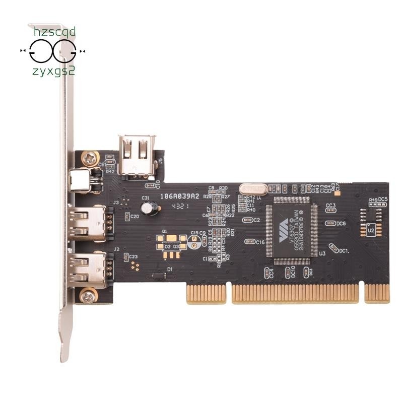 3 Port IEEE 1394 Firewire Card PCI Firewire Adapter IEEE 1394 PCI ...