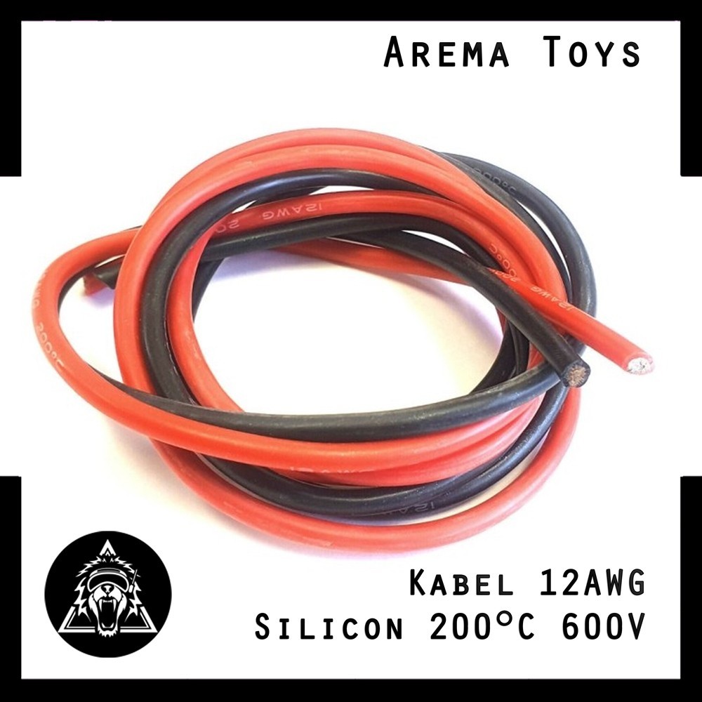 12awg Silicon Extra Soft High Temperature Cable 200 C 600V Silicone ...