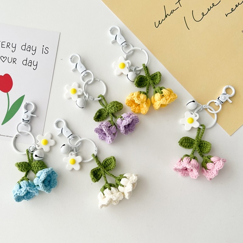 Mother's Day Gift Cute Hand Woven Flowers Decor Creative Mini Crochet ...