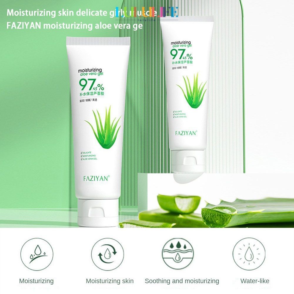 Fangziyan Fresh Juice Aloe Vera Gel Moisturizes Acne Skin After Sun