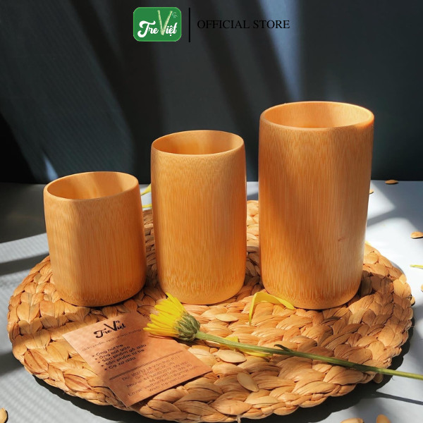 Bamboo drinking cup - Original Bamboo cup (many sizes) | Shopee Malaysia