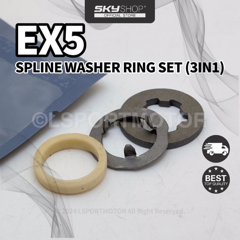 HONDA EX5 / DREAM / WAVE100 / CLASS1 / E BONUS SPLINE WASHER RING SET ...